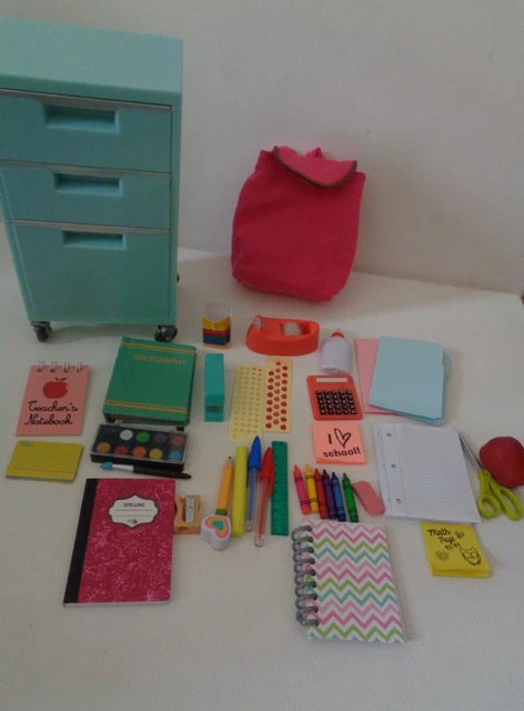OUR GENERATION DOLLS School Accssories Filing Cabinet OG £15.00 ...