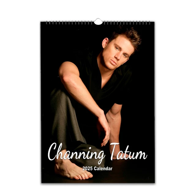 CHANNING TATUM FULL photo calendar 2024/25 personalised Choose Start £ ...