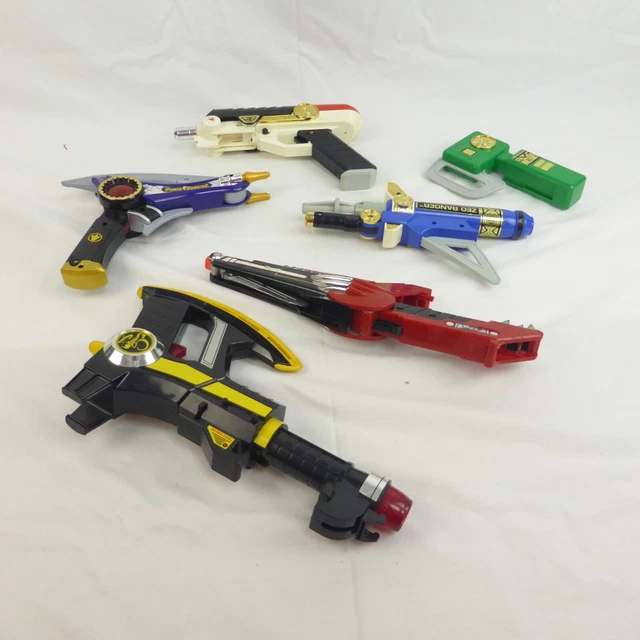 POWER RANGERS MIGHTY Morphin Power Weapons Set Vintage £29.95 - PicClick UK