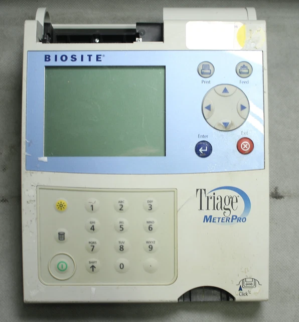 BIOSITE TRIAGE METER Pro Chimie Analyseur Unité EUR 99,24 - PicClick FR