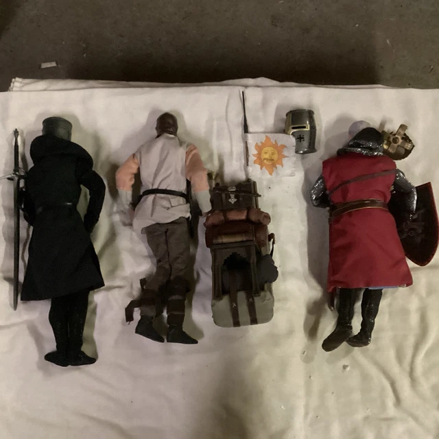 MONTY PYTHON’S HOLY Grail Action Figures Lot Of 3 Loose No Boxes $37.57 ...