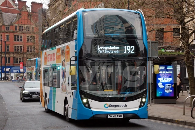 BUS PHOTO - Stagecoach Manchester 11536 SK20AWU Enviro 400 on 192 ...