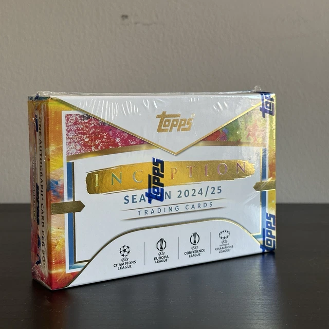 2024-25 TOPPS INCEPTION UEFA Club Competitions - Hobby Box - Sealed Box ...