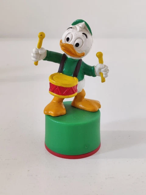 VINTAGE 80'S BULLY Bullyland Disney Donald Duck Louie Duck Ink Stamp Fast P&P EUR 17,99 ...