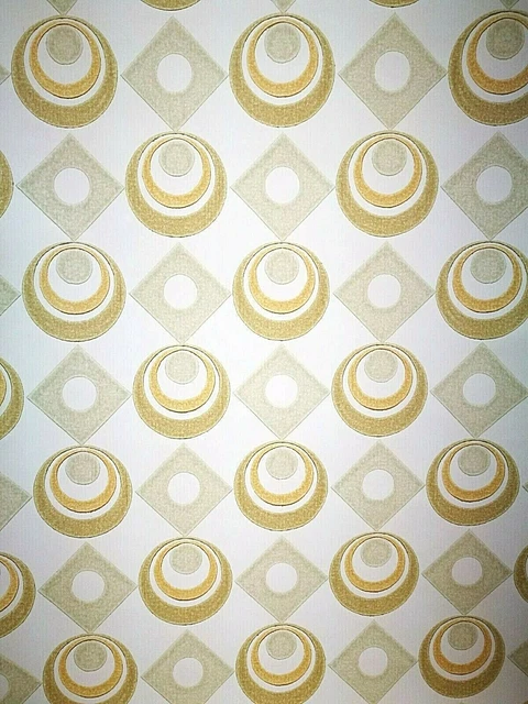 PAPIER PEINT ANNÉES 70 Vintage Original Rouleau Authentique De L'Époque 319 EUR 8,16 - PicClick FR