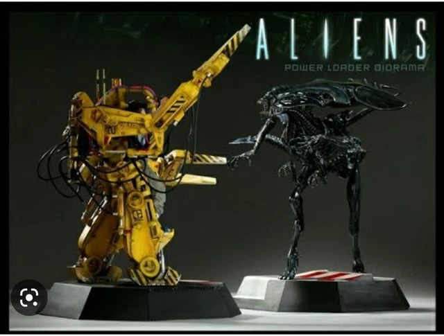 SIDESHOW DIORAMA ALIENS power loader ripley & Alien Queen New perfect ...