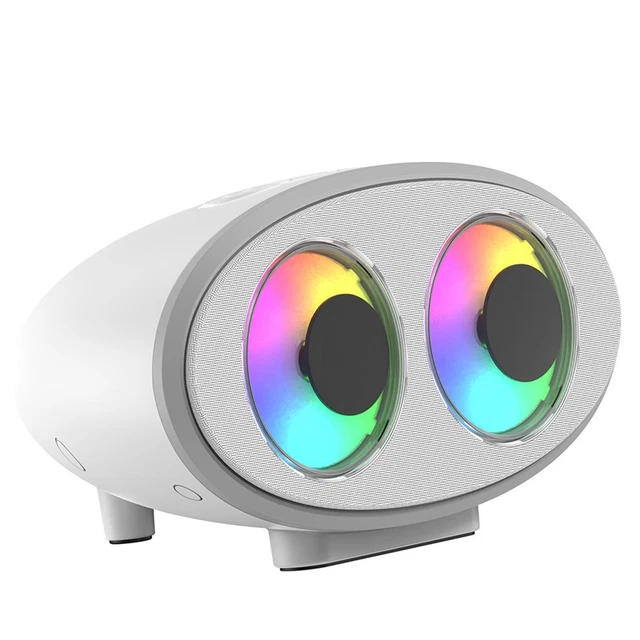 EYE SHAPE BLUETOOTH Speaker White Noise Machine with Color Changing ...