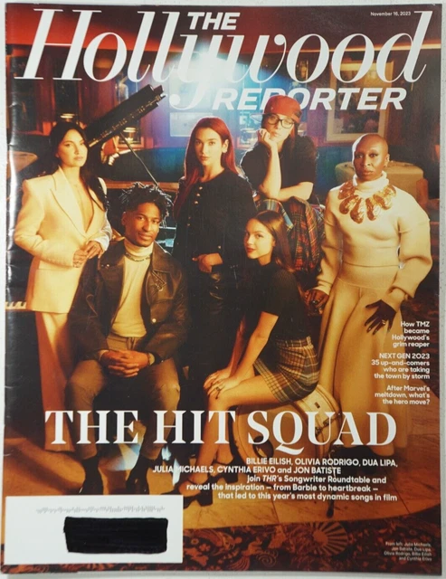 HOLLYWOOD REPORTER MAGAZINE November 16 2023 The Hit Squad DuaLipa ...