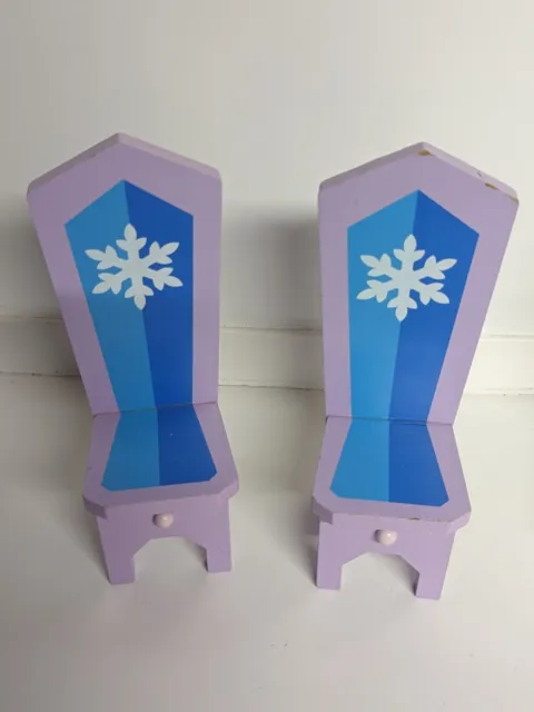 KIDKRAFT DISNEY FROZEN Chair Wooden Ice Castle Toys Furniture Dolls ...