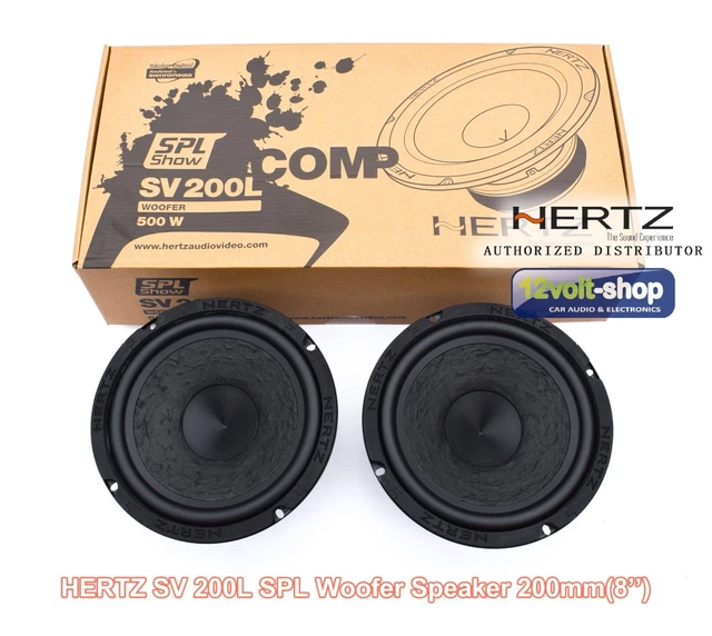 HERTZ SV 200L SPL Show 200mm(8’’) Woofer Speakers; 250W RMS EUR 248,73 - PicClick DE