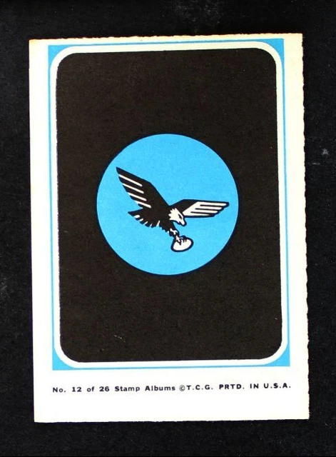 1969 TOPPS 4-EN-1 albums timbres de football Philadelphia Eagles PAR 3 ...