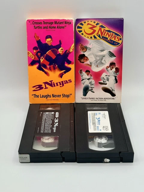 3 NINJAS VHS Lot Original & Knuckle Up TESTED £11.48 - PicClick UK
