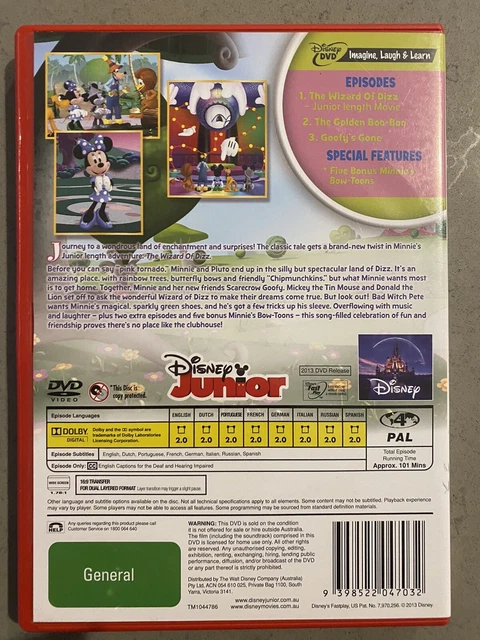 MICKEY MOUSE CLUBHOUSE - Wizard Of Dizz (DVD, 2013) LIKE NEW $7.50 ...