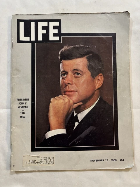 LIFE MAGAZINE NOVEMBER 29, 1963 President John F. Kennedy Vintage £11. ...