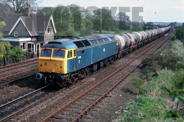 35MM SLIDE BR British Rail Diesel Loco Class 47 47299 Melton Ross 1989 Original £3.99 - PicClick UK