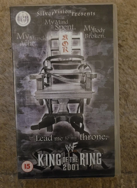 WWF KING OF The Ring 2001 VHS £6.99 - PicClick UK