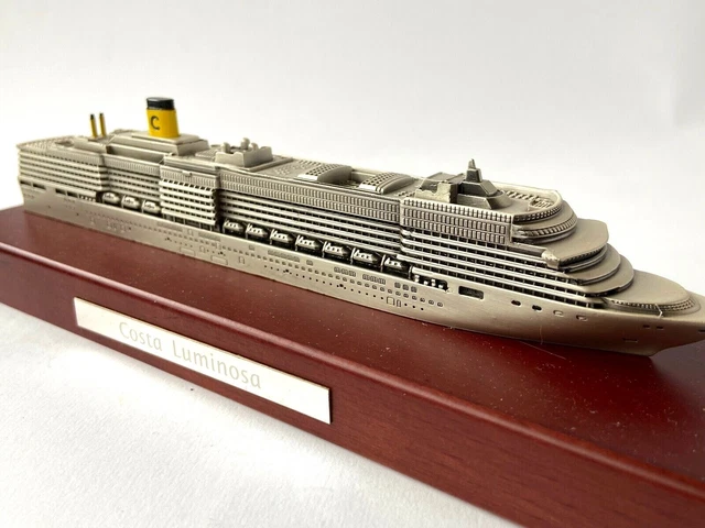 MAQUETTE MODEL COSTA Luminosa Cruise Croisiere Ship Collector Neuf ...