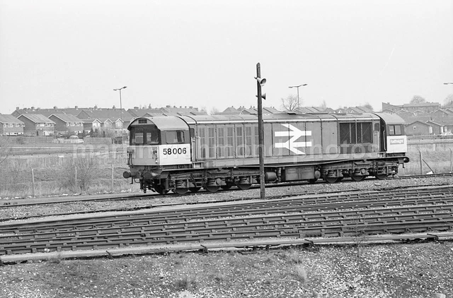 BIRMINGHAM AREA CLASS 58 58006 21.4.84 John Vaughan Negative RN279 £2. ...