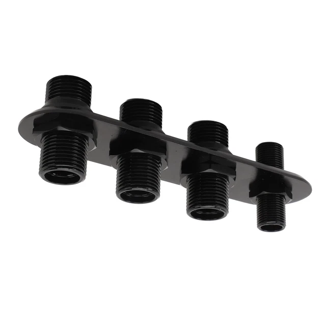AC BULKHEAD BILLET Aluminium Alloy 4 Ports Air Conditioning Bulkhead ...