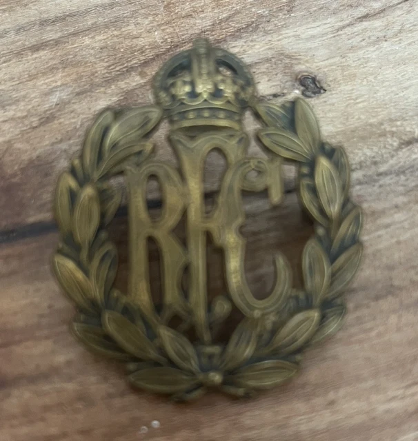 ORIGINAL WW1 RFC, Royal Flying Corps Cap Badge £18.00 - PicClick UK