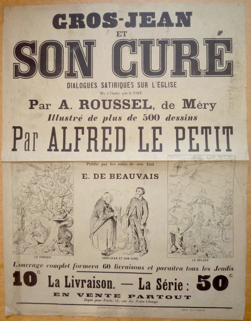 POSTERS. ALFRED LE Petit. Gros-Jean and his priest. Roussel de Mery ...
