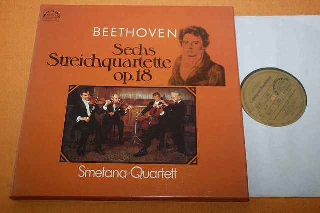 SMETANA QUARTET BEETHOVEN String Quartets op.18 German Supraphon Stereo 3LP NM EUR 19,99 ...
