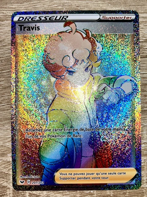 CARTE POKÉMON TRAVIS 207/202 #1 EB01 - Épée et Bouclier NEUF FR EUR 20 ...