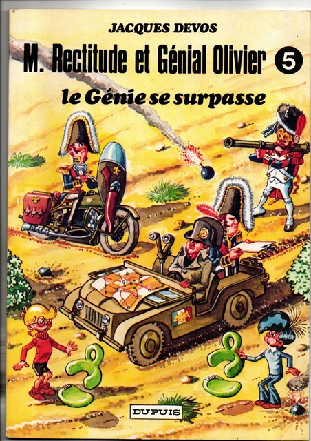 DEVOS. GÉNIAL OLIVIER 5. Le Génie se surpasse. Dupuis 1977. EO. TBE EUR 10,00 - PicClick FR
