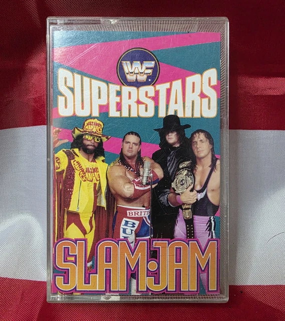 WWF SUPERSTARS SLAM Jam Tape Cassette Vintage 1992 WWE $17.77 - PicClick AU