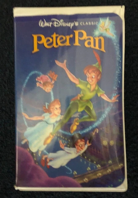 PETER PAN - Walt Disney's Classic Black Diamond Edition 1990 VHS Movie ...