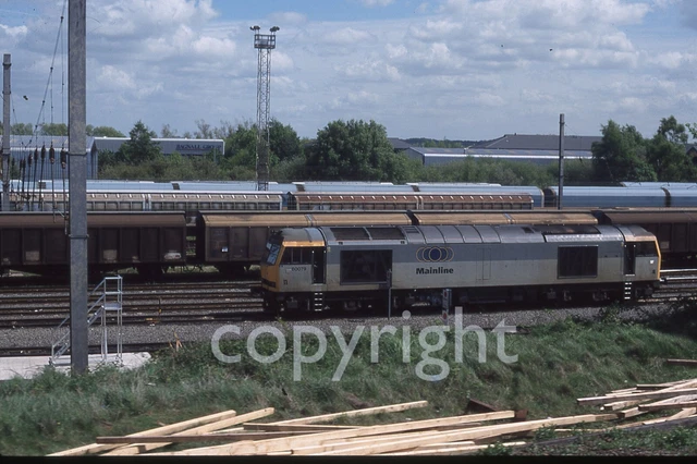 ORIGINAL 35MM DIESEL Railway Slide 60079 Warrington Arpley Yard 080503 ...