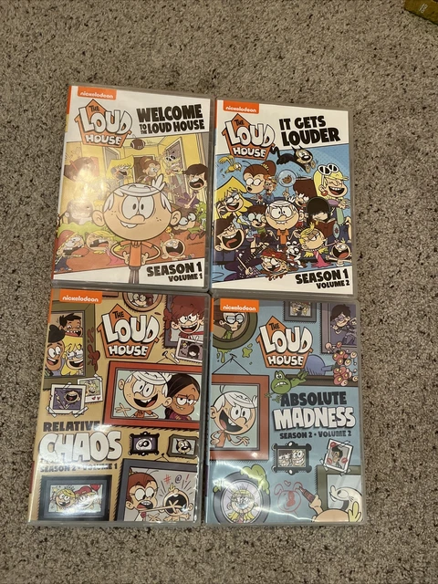 NICKELODEON THE LOUD House Complete Season 1 & 2 Volumes 1 & 2 (8-discs ...