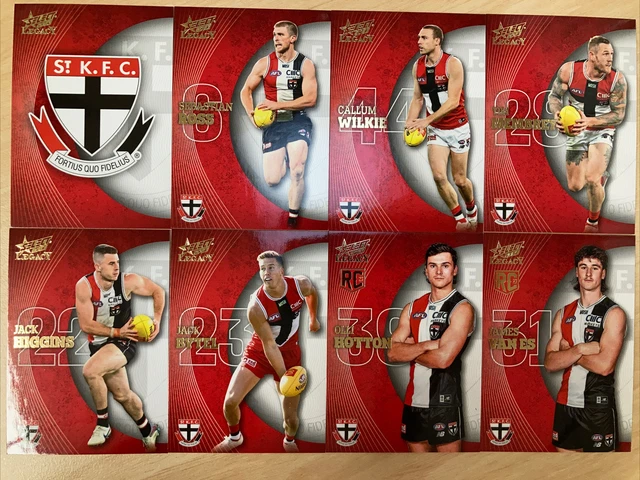 2023 SELECT AFL Legacy- St Kilda Team- Includes Rookie Card $4.94 ... 2023 SELECT AFL Legacy- St Kilda Team- Includes Rookie Card $4.94 ...