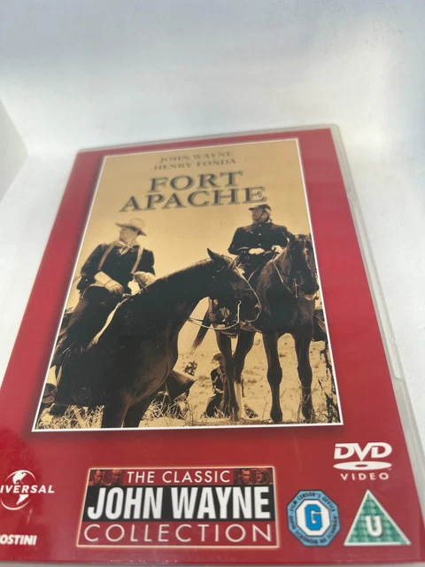 SINGLE DVD USED Entertainment Film Movie Watch John Wayne Fort Apache # ...