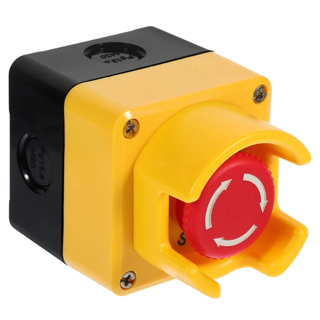 EMERGENCY STOP BUTTON With Bracket Push Button Station Box Elevator ...