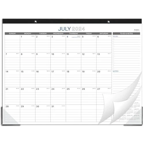 2024-2025 DESK CALENDAR - JUL. 2024 - DEC. 2025, Large Desk Large - 22 ...
