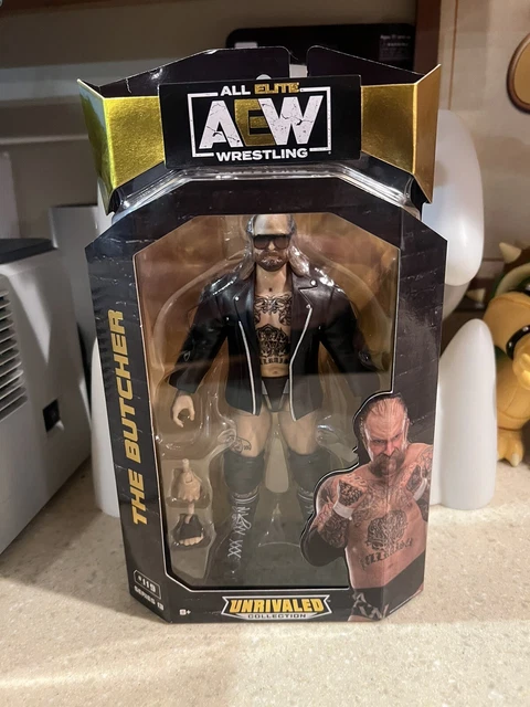 FIGURINE ARTICULÉE THE Butcher AEW Unrivaled Series 13 All Elite 6 ...