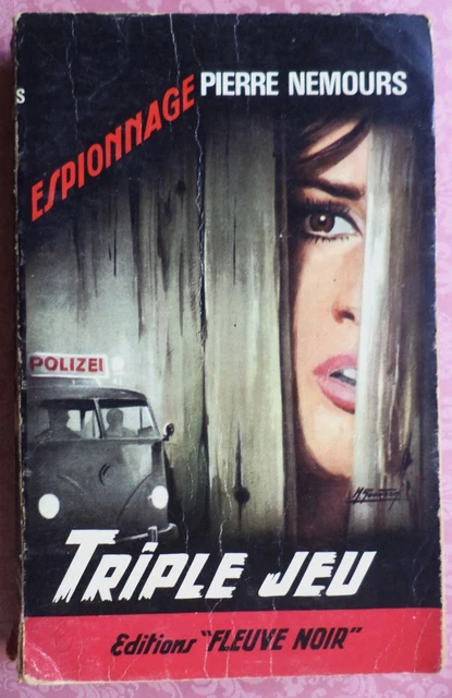 LIVRE POCHE &TRIPLE jeu" de Pierre Nemours 1966 dessin Brigitte Bardot ...