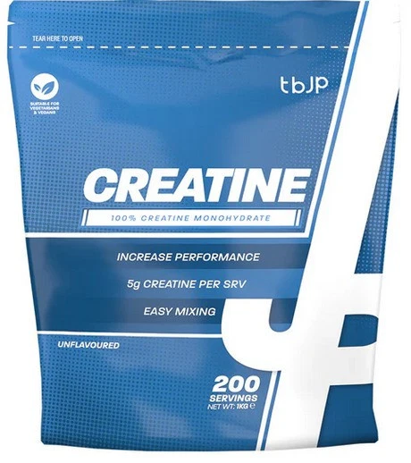 TRAINED BY JP Creatine, Unflavoured (Bag) - 1000g £58.08 - PicClick UK