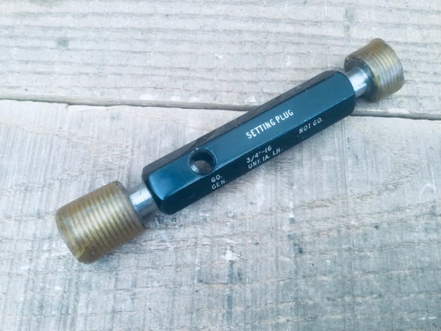 HORSTMANN GO NOGO 3/4”-16 UNF.IA.LH Screw Thread Plug Gauge £6.00 ...