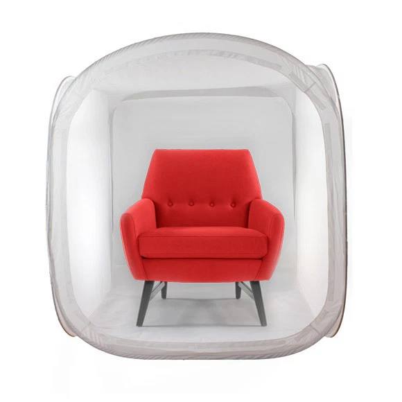 GRANDE TENTE CUBE studio 150 cm boîte à lumière pop-up CubeLite toiles ...