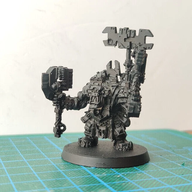 WARHAMMER 40K SPACE Orks Mekboy Bigmek Big Mek Boss pole metal EUR 45 ...