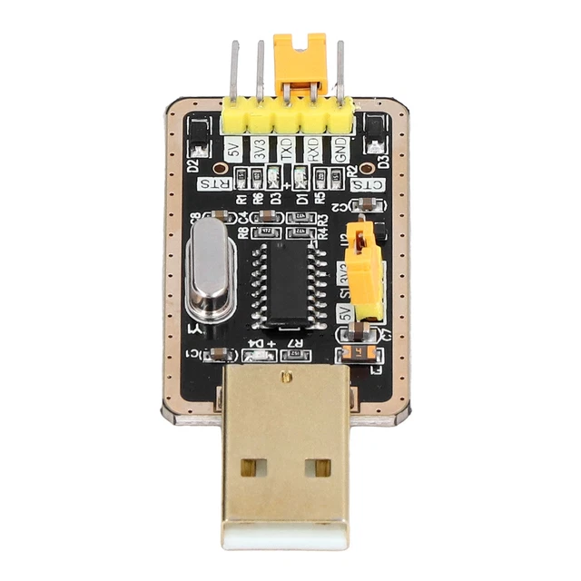 USB TO TTL Serial Adapter Module Chip Converter + Debug Cable 3.3V 5V ...