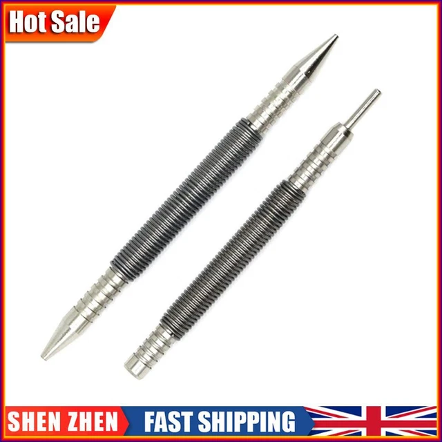 SPRING TOOLS HAMMERLESS Center Punch Steel Door Hinge Pin Remover(2pcs ...