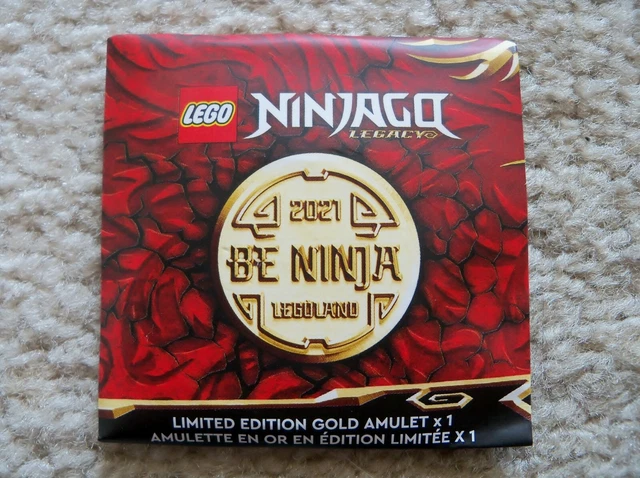 LEGO - NINJAGO Legacy - Rare - Limited Edition Gold Amulet 10th ...