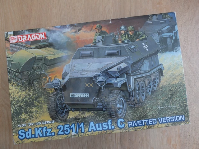 DRAGON 6246 - Wwii German Sd.kfz 251/1 Ausf C Rivetted Version - 1/35 ...