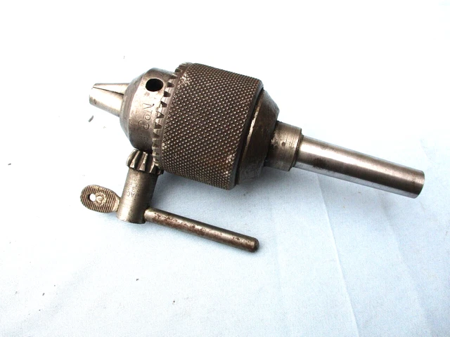 VINTAGE JACOBS NO. 3 Lathe Chuck With #2 Taper - Cap. 17/32" £47.56 ...