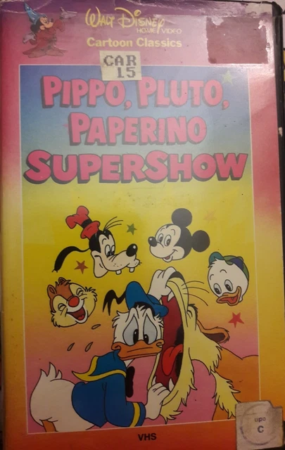 PIPPO, PLUTO, PAPERINO Supershow. Vhs Disney Rara. EUR 40,99 - PicClick IT