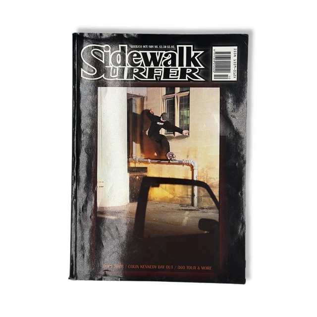 VINTAGE MAGAZINE SKATEBOARD Sidewalk Surfer 1998 90’s Issue 31 October ...