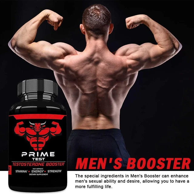 PRIME MEN'S TEST Booster Stamina Endurance,Energy & Strength Booster 60 ...
